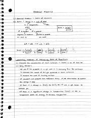 Understanding Chemical Kinetics Measurement And Analysis Of Course Hero