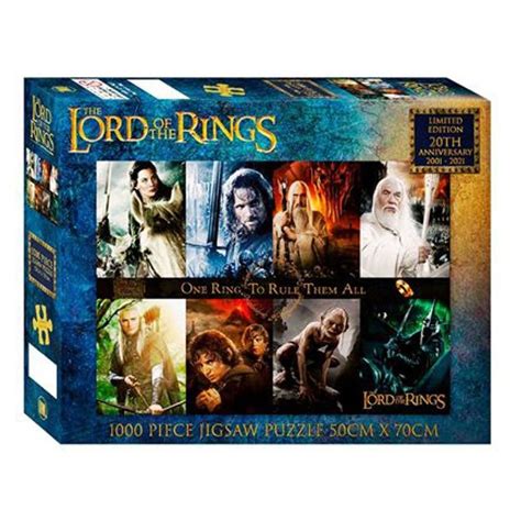 Impact Lord Of The Rings 20th Anniversary 1000 Piece Jigsaw Puzzle Big W