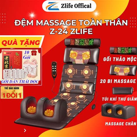 Đệm Massage Toàn Thân Nệm Massage Xoa Bóp Giảm đau Mỏi Vai Gáy Phục