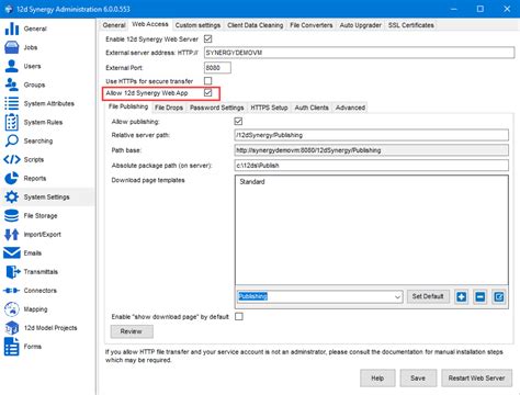 Setting Up Web Access