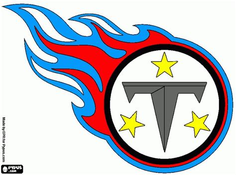 Tennessee Titans Football Coloring Page