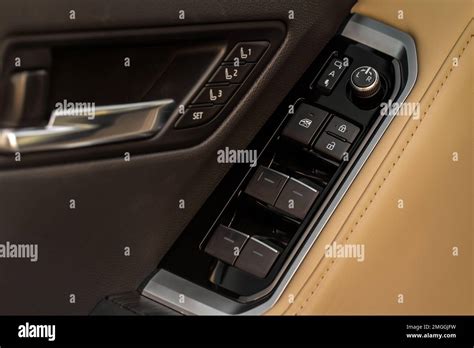 Window Control Buttons In Modern Car Car Window Control Panel Modern