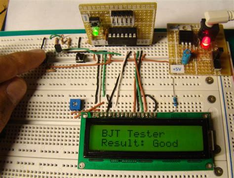 Microcontroller Based Diode And Bipolar Junction Transistor BJT Tester Embedded Lab