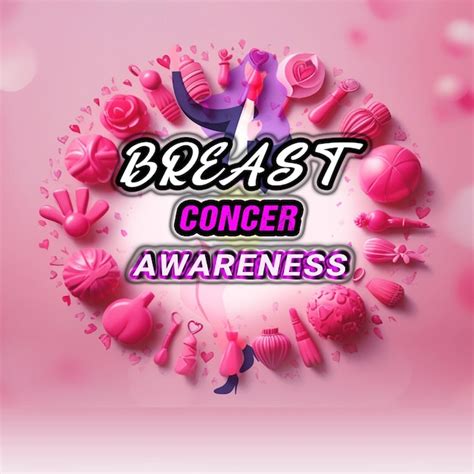 Breast Cancer Awareness Concept Illustration Premium Ai Generated Psd