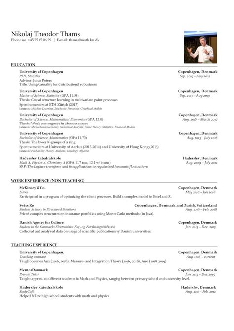 PDF Nikolaj Theodor Thams GitHub Pages Nikolaj Theodor Thams Phone No 45 25 15 06 29 E