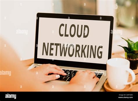 Conceptual Caption Cloud Networking Concept Meaning Sourcing And