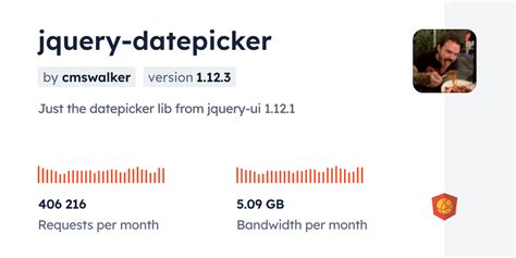 jquery datepicker cdn by jsdelivr a cdn for npm and github