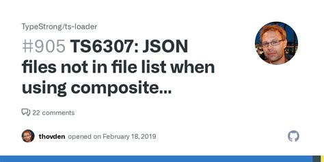 ts6307 json files not in file list when using composite projects
