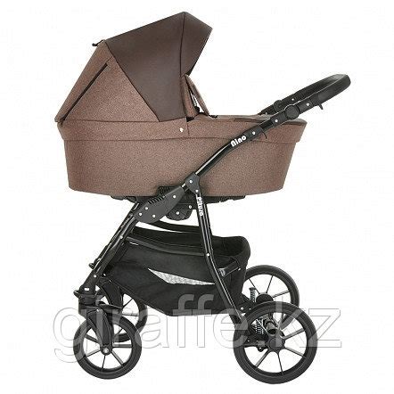 PITUSO Коляска 2 в1 Nino короб+прогулка Brown+Кожа Brown в Астане ...