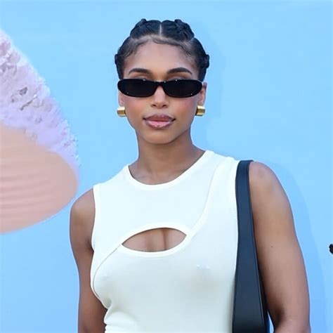Lori Harveys High Slit Dress Has A Dramatic Hip And Chest Cutout