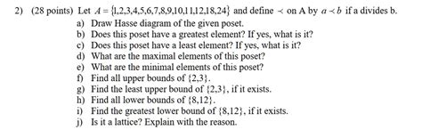 Points Let A And Define On A By A B If A