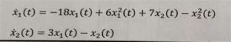 Solved A Nonlinear System With Equilibrium Points Is Chegg