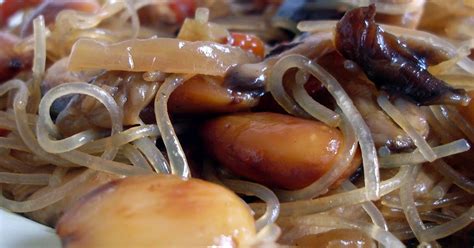 Fideos Chinos Con Pollo Y Almendras Cortapicos Y Sacalenguas