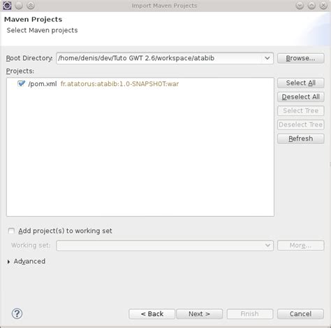 Tutoriels GWT Première application
