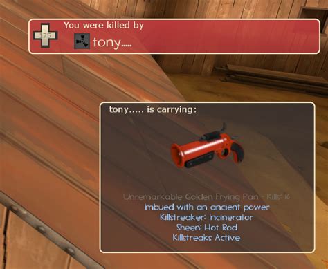 Tf2 Deathcam Weapon Infobox Displaying Incorrectprevious Weapon