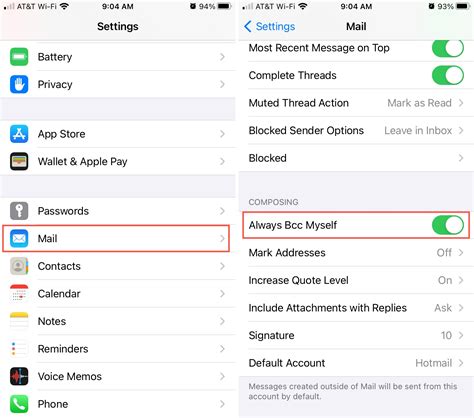 How To Always Automatically BCC Blind Copy Yourself In Mail