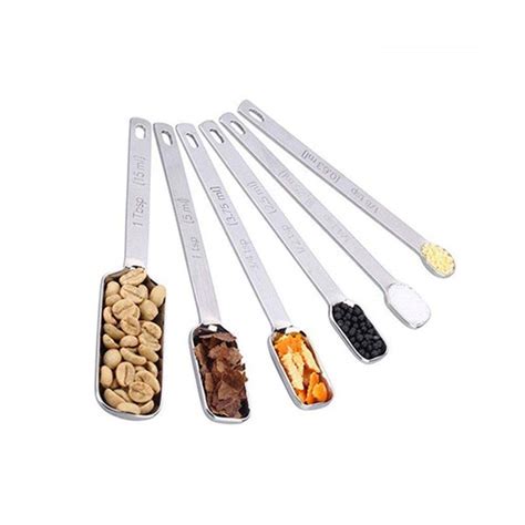 LLS TSP Tbsp Measuring Spoons Sets Of Stainless Steel Measure Spoons For Coffee Supplements