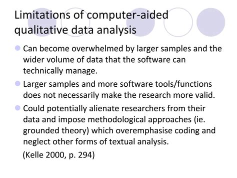 Ppt Computer Aided Analysis Of Qualitative Data Powerpoint
