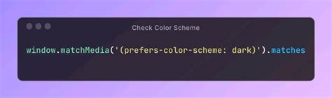 Minahil Akhtar On Linkedin Javascript Tip 💡 Detect Dark Mode Using