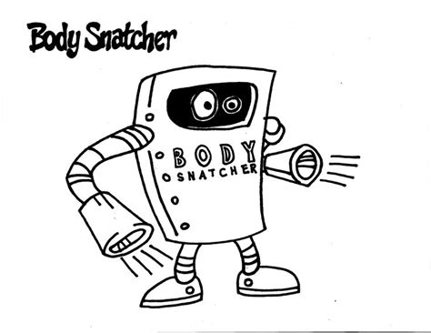 Superflex Brain Eater Coloring Page Coloring Pages