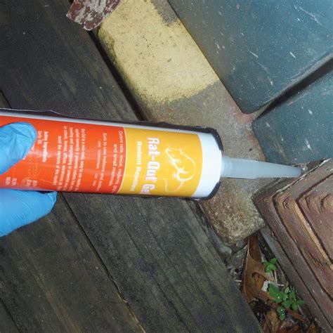 Pest Barrier Rat Out Gel Rodent Repellent Tube 10 2 Oz Pc Ro01