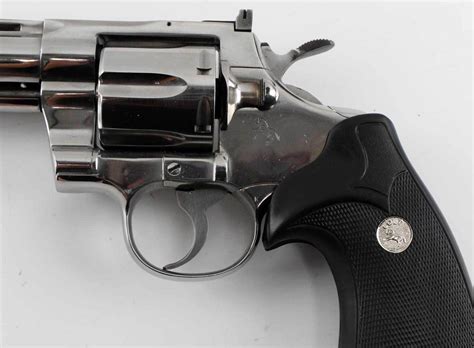 Sold Price Colt Python Chrome 357 Magnum 6 Shot Revolver May 4
