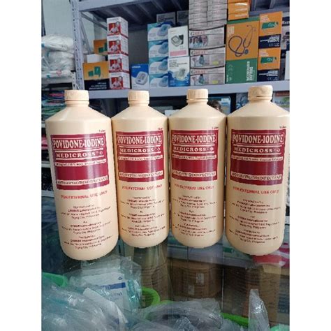 Povidone Iodine 10 Medicross 1 Liter Shopee Philippines