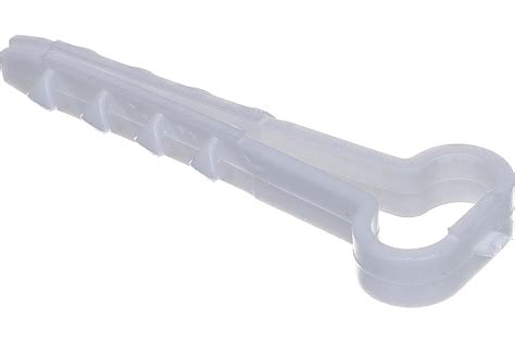 Дюбель-хомут DM PLAST 6-12 для плоского кабеля, белый, 100 шт dx6-12dm ...