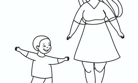 Coloriage De Maman Et Bébé à Télécharger Ou à Imprimer Gratuitement