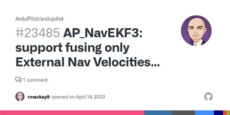 Apnavekf3 Support Fusing Only External Nav Velocities Eg Without Position · Issue 23485