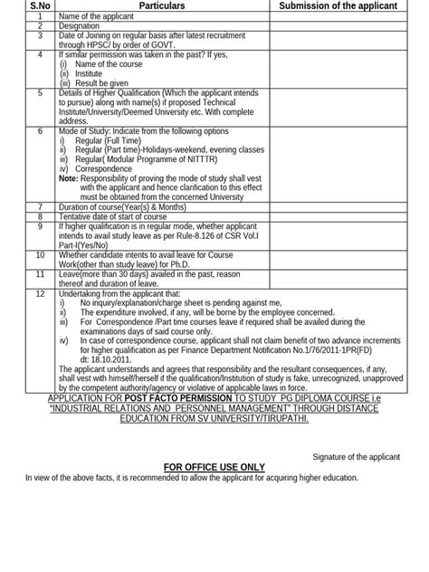 Noc Application Form Pdf