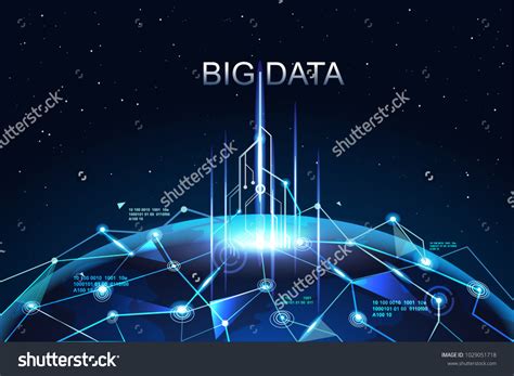 Big Data Network Concept Illustration Showing Stock Vector Royalty Free 1029051718 Shutterstock
