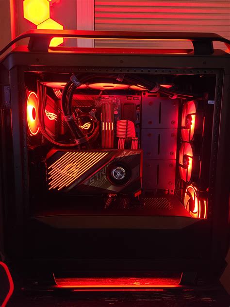 5800x 6900xt Liquid Cooled Aio Strix Amd Build Red Glory Ramd