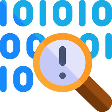 Binary Code Basic Rounded Flat Icon