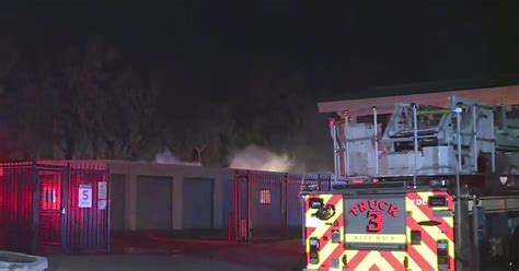 Warming Fire Spreads To Woodland Storage Facility 3 Units Damaged