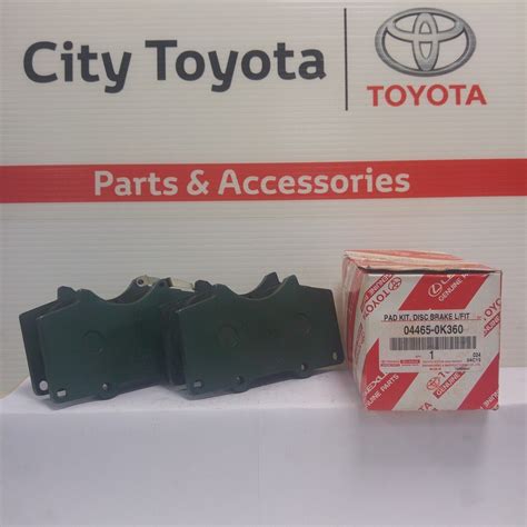New Toyota Genuine Front Brake Pad Hilux 5/15-Current 044650K360 | eBay