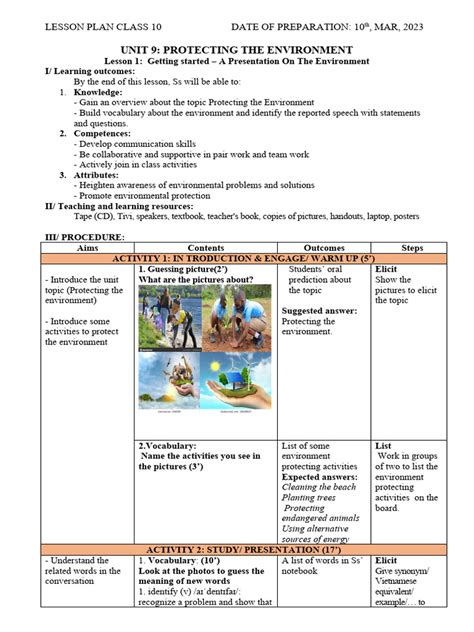 TiẾt 84 Unit 9 Getting Started Pdf Vocabulary Learning