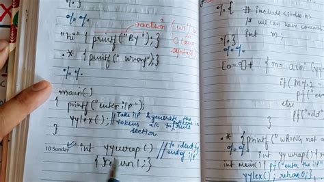 Lex Tool Programs Explanation Lex Tool Part 2 Compiler Design Youtube