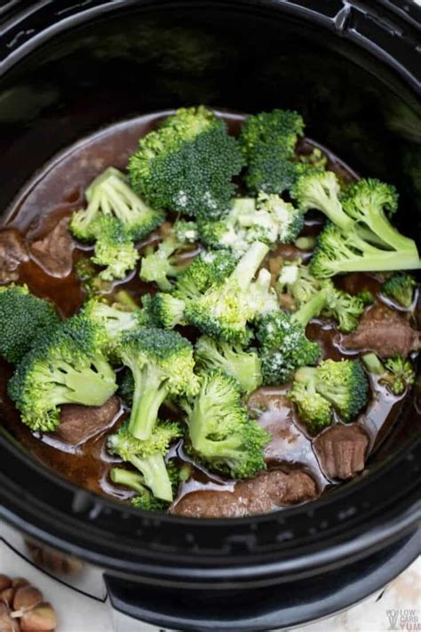 Slow Cooker Beef And Broccoli Low Carb Yum