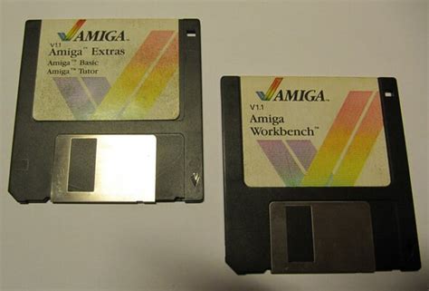 Closed Original Commodore Workbench Disk Set Amibay