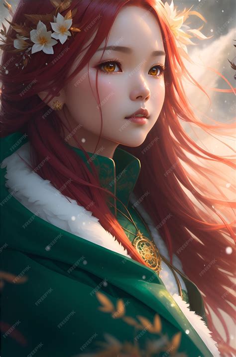 Premium Photo Cute Redhead Girl