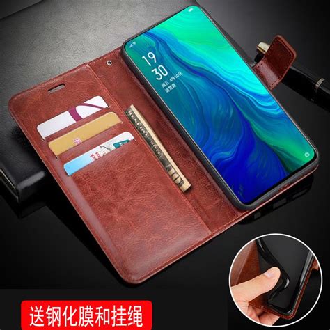Opporeno手机壳翻盖pcam00保护套64寸cph1921外壳皮夹pcac00钢化膜oppireon新款oqqorneo全包