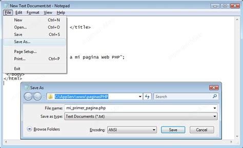 Curso De Php Como Crear Y Guardar Paginas Web Php Sin Software