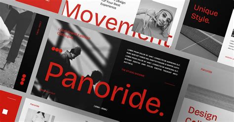 Презентация моды бренда Panoride Шаблоны презентаций Включая