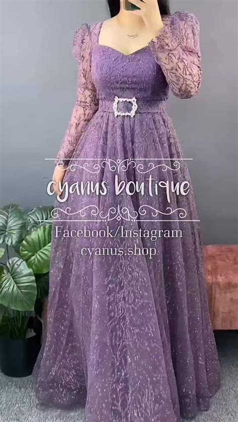 Robe Soiree Lux Chic Class Cyanus Long Frock Designs Party Wear