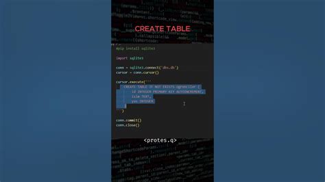 Pythonda Sql Kullanimi 1 Youtube