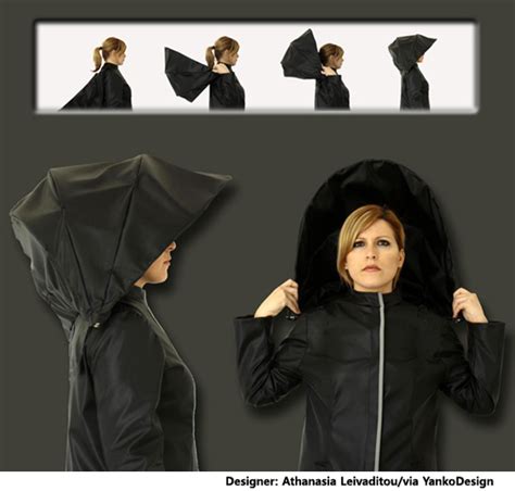 핸즈프리 우산 양손이 자유로운 드레스 우산 화제 지구촌소식 네모판