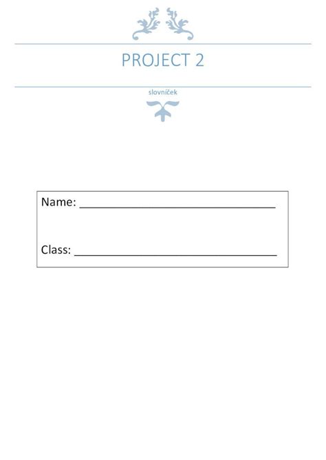 Pdf Project 2project 2 Worksheet Vocabulary English English