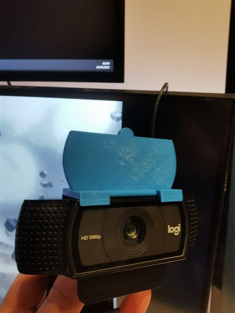Logitech C920 Webcam Privacy Cover By Siamigo Download Free Stl Model