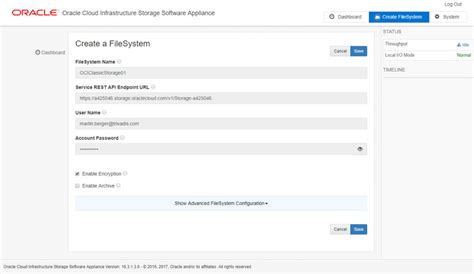 Oracle Cloud Infrastructure Storage Software Appliance Installation And Configuration